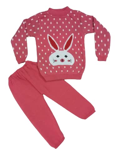 Selcan Kids Woolen Sweaters with Bottom Wear Set for Girls and Boys ...