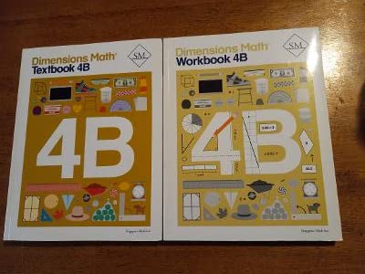 Dimensions Math 4B SET - Textbook 4B and Workbook 4B: Singapore Math ...
