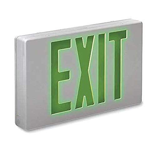 BIG BEAM Plastic LED Exit Sign with Battery Backup: Commercial Lighted ...