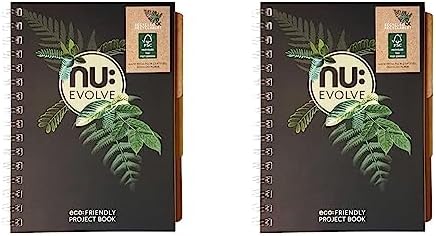 NU Notebooks - Evolve Range - Recycled Notebook - A5 Project Book ...