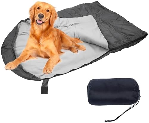 Dog Sleeping Bag Waterproof Pet Bed Soft Worm Dog Mat Cushions with ...