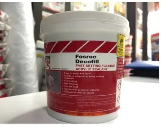 FOSROC Ready to Use Gap and Crack Filler, 1KG [White Colour ...