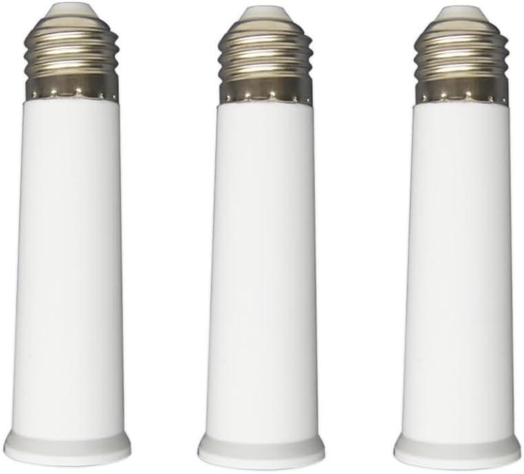 LH0958 E26/E27 Medium Base Socket Extender, extends lamp 3 inches ...