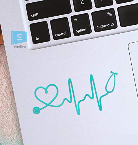 SIGN EVER Doctor Stethoscope Laptop Trackpad Stickers for 15.6 14 13 ...