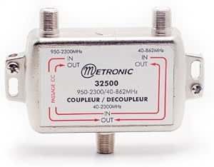 Metronic 432500 Boitier Coupleur decoupleur Satellite + Hertzien ...