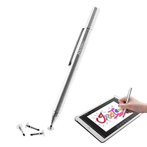 INSTEN Disc Tip Stylus Pen w/ 3 Replaceable Silicone Tips, Super ...