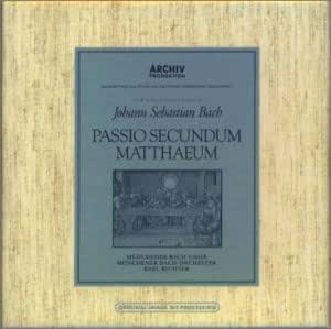 Karl Richter - J.S.Bach:St.Matthew Passion (3CDS) [Japan LTD CD] POCA ...