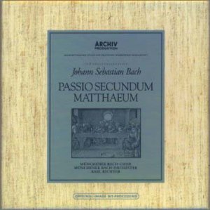 Karl Richter - J.S.Bach:St.Matthew Passion (3CDS) [Japan LTD CD] POCA ...