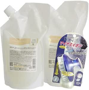 Amazon.co.jp: クオレ michite by AXI シャンプー K 500ml トリートメント K 500g 詰替え【マイナスイオンクレンジングブラシ付き】 : ビューティー