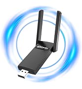 Amazon.com: NEWFAST AXE5400 USB WiFi 6 Adapter for Desktop PC Tri-Band ...
