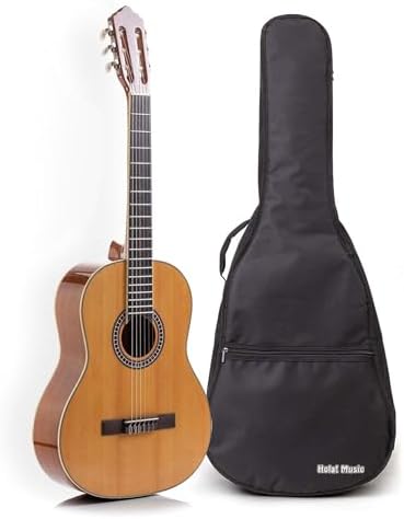 Amazon.com: Classical Guitar 4/4, Full Size 39 Inch Wooden Guitar with ...