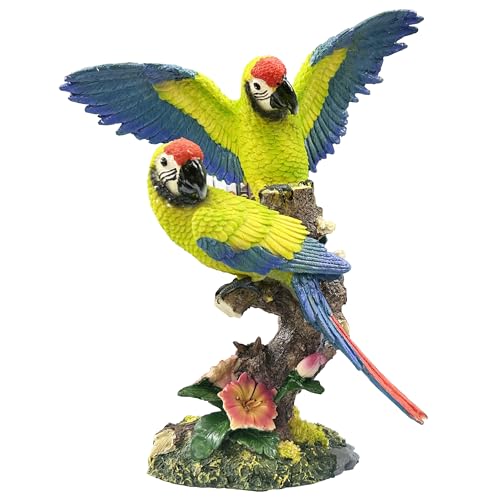Amazon.com: Vivificenca Great Green Macaw Sculpture Tiki Bar ...