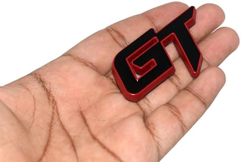 Incognito GT Logo Sticker for All Cars, Metal (Black with Red) : Amazon ...