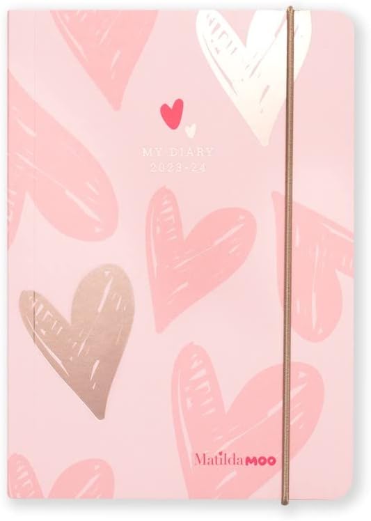 Matilda Moo 2023-2024 Academic Diary - A6 Size - Daily Mid Year Diary ...