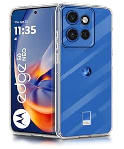 WOW IMAGINE Transparent Back Cover Case for Motorola Moto Edge 50 Neo ...
