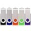 5 Pack 32GB Flash Drive, USB 2.0 Swivel Thumb Drives Bulk Memory Stick ...