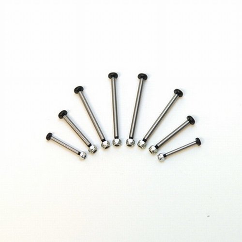 Snapklik.com : ST Racing Polished Steel Lock-nut Style Hinge-Pin For ...