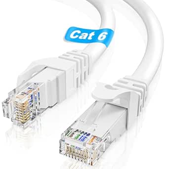 Ethernet Cable 5m Cat 6, Ethernet Cable 5m High Speed Gigabit Internet Cable, 23AWG Network ...