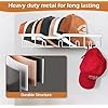 Amazon.com: KEETDY Metal Hat Racks for Baseball Caps Wall Hat Organizer ...