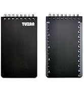 Amazon.com : TUZAA 6 Pack Waterproof Notebook,3" x 5" Top-Spiral Pocket ...
