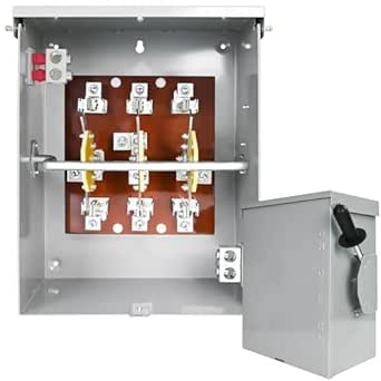 Amazon.com: 400-Amp Generator Transfer Switch, 3 Pole 120/240V Manual ...