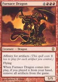 Magic The Gathering - Furnace Dragon - Darksteel - Single Card - Red ...