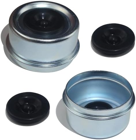 Amazon.com: LUXTRKSTO 2PCS 2.44" Trailer Hub Dsut Cap,Trailer Axle ...