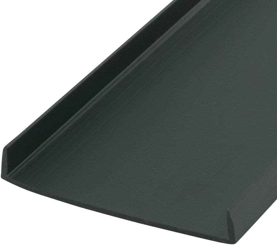 Amazon.com: Outwater Plastics Black 2'' Styrene Plastic U-Channel/C ...
