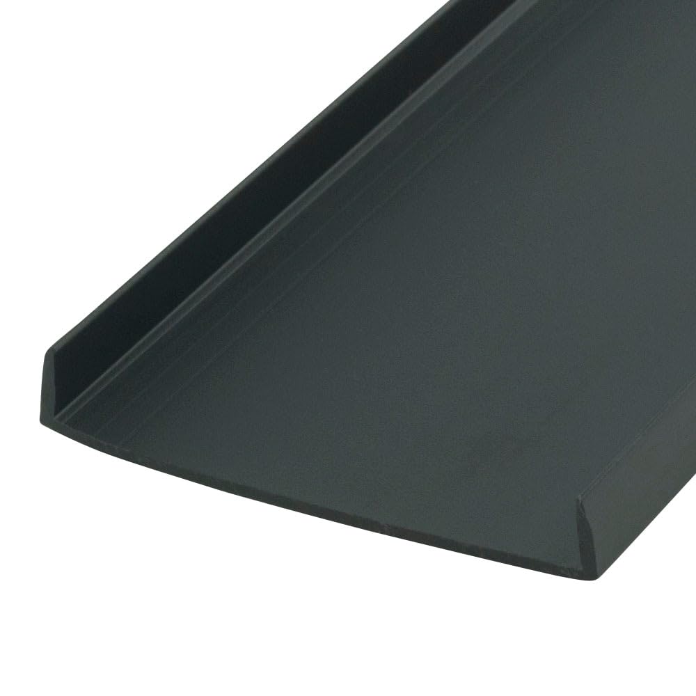 Snapklik.com : Outwater Plastics Black 2 Styrene Plastic U-Channel/C ...