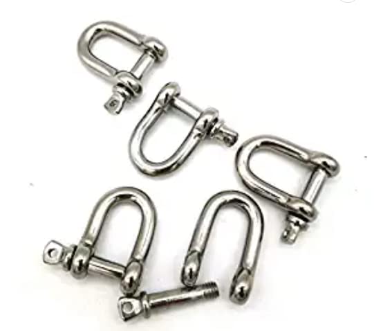 D Shackle Screw Pin Type 10mm | D Ring | Stainless Steel | D Shackle ...