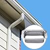 Amazon.com : VYH 2" x 3" Rain Gutter Downspout Drop Outlet Aluminum K ...