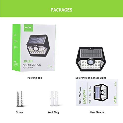LITOM 24 LED Solar Wireless Motion Sensor Outdoor Lights Review - Solar ...