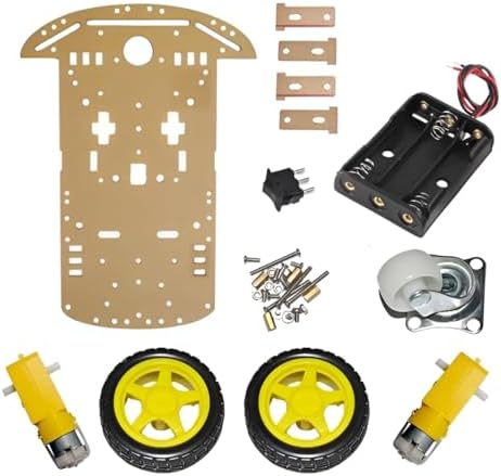 Buy SP Electron 2Wd Smart Robot Bot Car with Chassis, Dual Shaft Bo ...