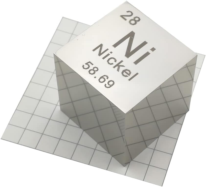 Amazon.com: GOLEHS Nickel (Ni) Density Cube, Laboratory-Grade Accurate ...
