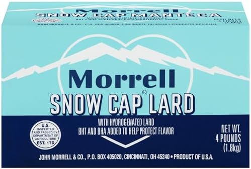 Amazon.com : Snow Cap Lard, 1 Pound packages (Pack of 3) : Everything Else