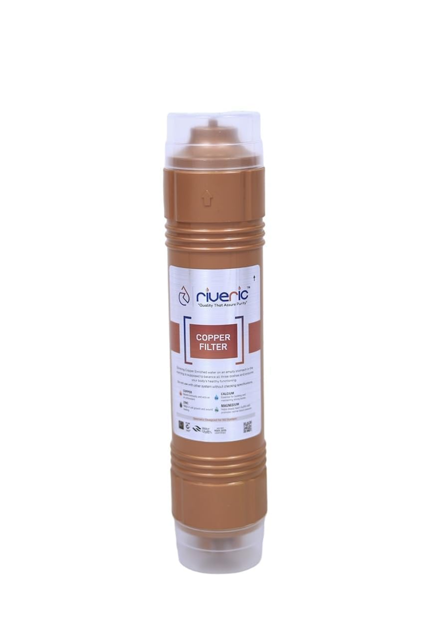 RIVERIC Copper Mineral Filter Cartridge, Suitable for RO Water ...