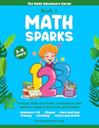 Math Sparks: Tracing Book & Preschool Workbook Age 3-4: | Learn to ...