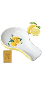 Amazon.com: Spoon Rest for Stove Top - HAPP KIT Large Tortoise Spoon ...