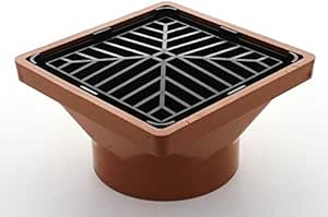 Marley Underground Drain Square Gully Hopper UG45 110mm : Amazon.co.uk ...