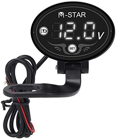 Motorcycle LED Voltmeter Digital 9‑24V Smart Waterproof High Accuracy ...