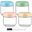Amazon.com: DRKIO 16 Oz Overnight Oats Containers with Lids - 4 Pack Glass Storage Jars with ...