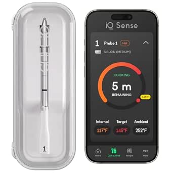 CHEF iQ Sense | Smart Wireless Meat Thermometer | Ultra-Thin Probe ...
