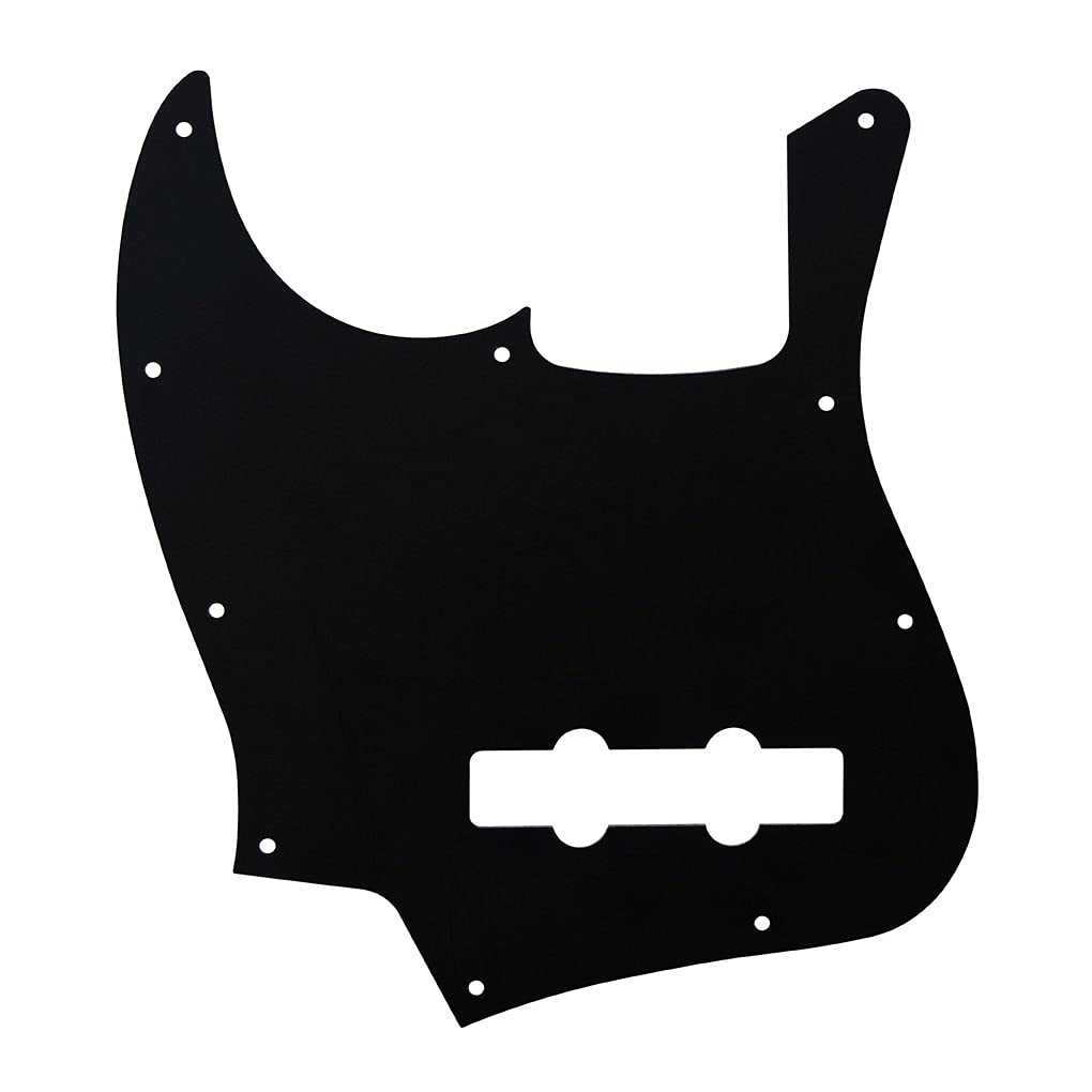 Snapklik.com : 3Ply Black 10 Hole Jazz Bass Pickguard Scratch Plate ...
