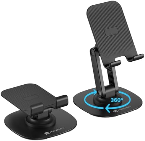 Portronics Mobot 4 Universal Mobile Holding Stand with 360°Rotatable ...