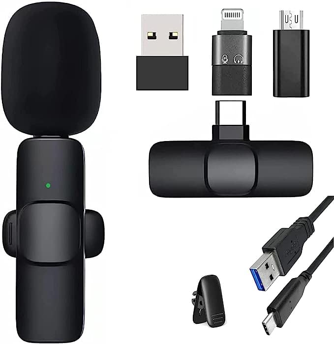 SUDO Wireless Mic for Youtubers, Bluetooth Microphone, Wireless ...