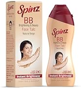 Buy Spinz BB Brightening & Beauty Face Talc for Instant Brightness that ...