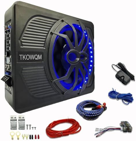 Amazon.com: 10" Upgrade 800W Slim Under Seat Powered Car Subwoofer, Car ...