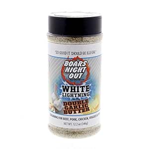Amazon.com: Boars Night Out White Lightning with Double Garlic Butter - SET OF 2