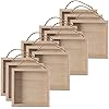 Amazon.com: 5” x 5” Unfinished Wooden Shadow Box Picture Frame by Make ...