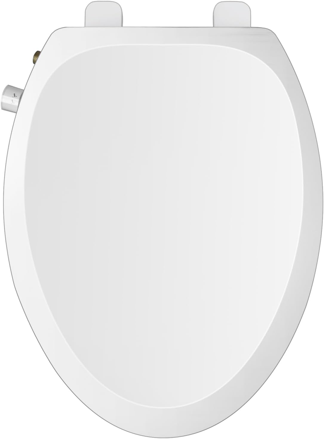 Clirass Round Bidet Toilet Seat with Quiet-Close, Non-Electric Bidet ...